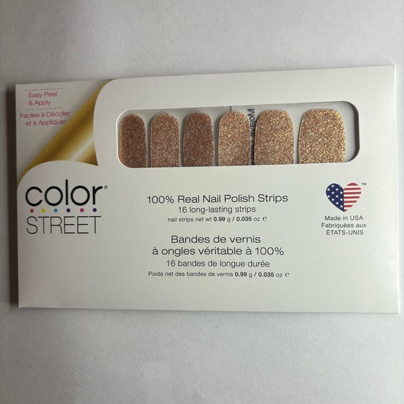Color Street | Makeup | Mojave Gold Color Street Retired Glitter Host ...